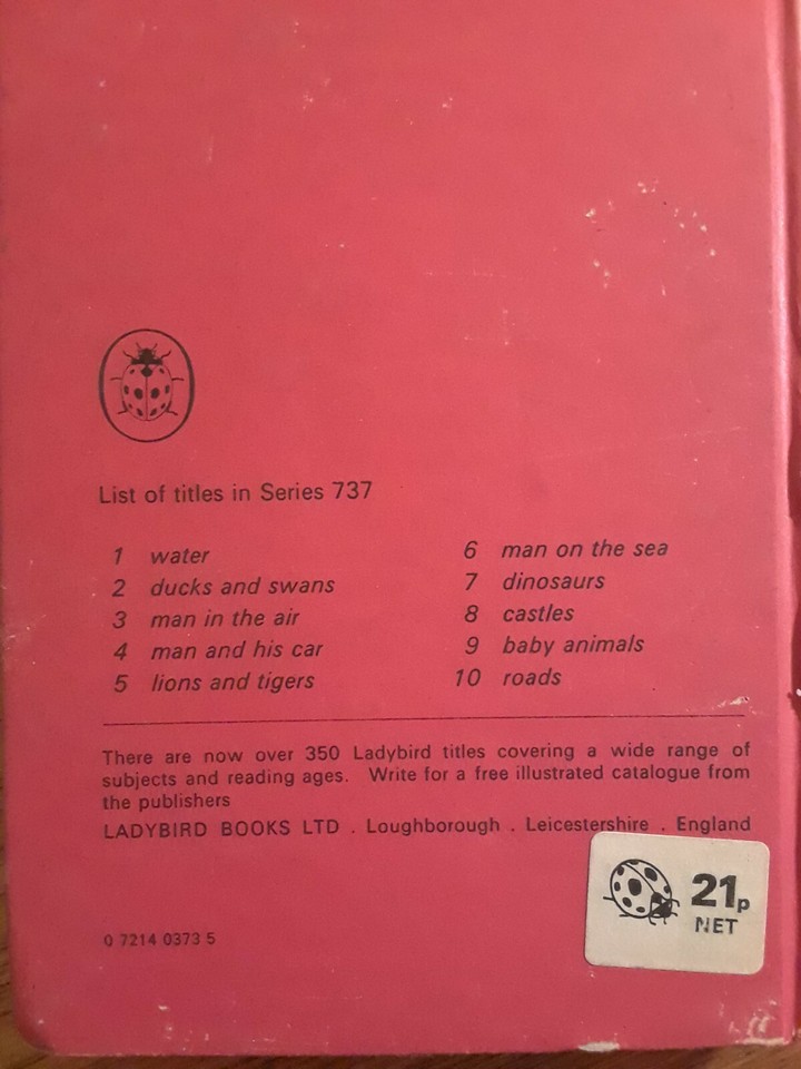 1974 Ladybird Leader Published "Man on the Sea" Children's Book by ...