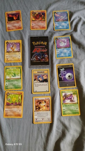 1st edition Team Rockets Booster Pack opened. Vintage pokemon cards | eBay
