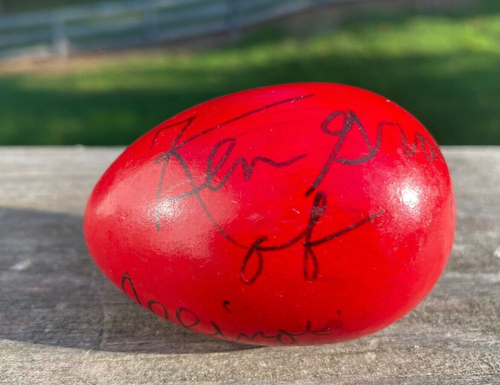 1988 White House Easter Reagan Era Wood Egg Roll Red Ken Gray Congress ...