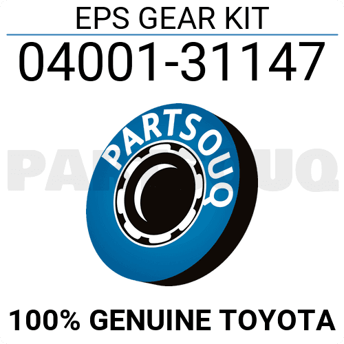 0400131147 Genuine Toyota EPS GEAR KIT 04001-31147 | eBay