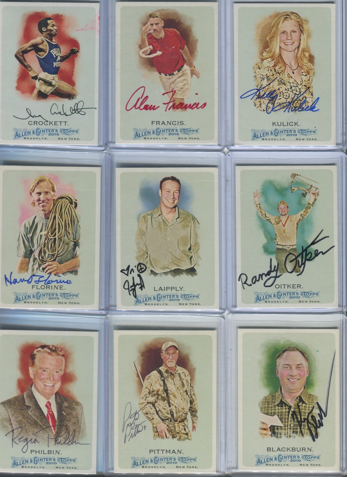2010 Topps Allen & Ginter Autographed Hand Signed Cards Your Choice You ...