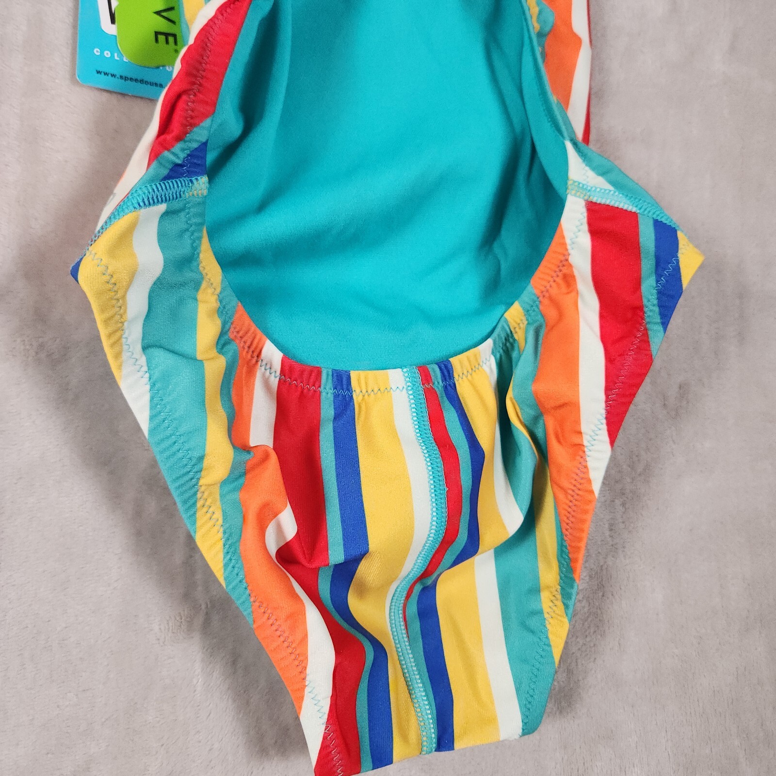 Speedo Stripe The One 750 One-Piece Swimsuit Female Training NWT ...