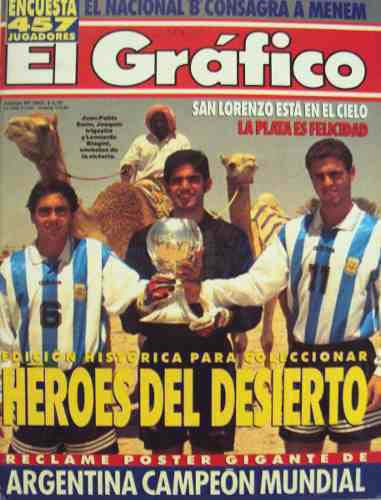 FIFA U-20 WORLD CUP QATAR 1995 - Argentina CHAMPION - Magazine | eBay