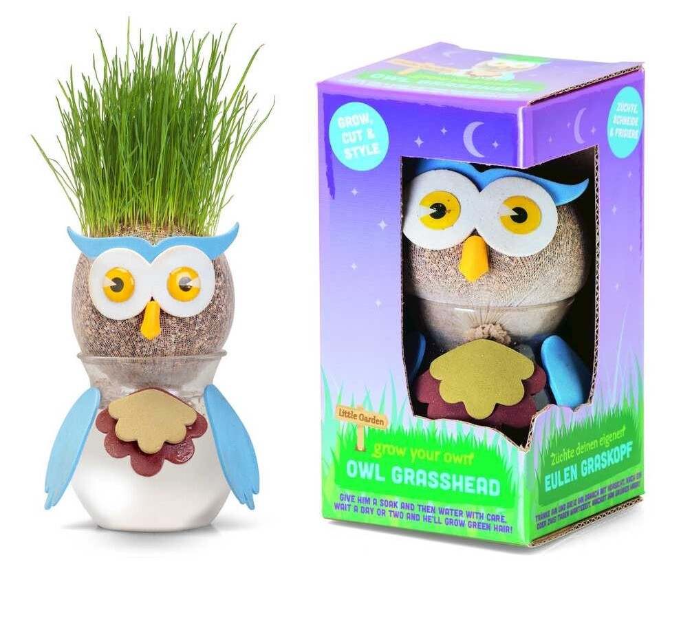 Grow Your Own GRASSHEAD Kids Grass Head Christmas Gift Stocking Filler ...