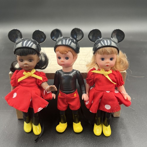 2004 Madame Alexander Mickey & Minnie Mouse Dolls Boy & Girl Disney Set ...