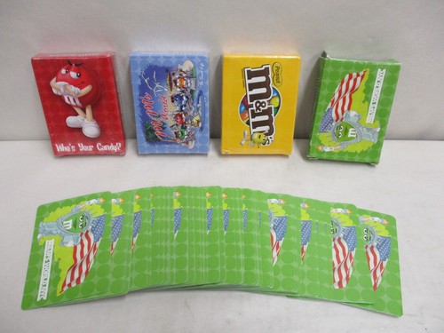 Lot of 4 Complete Decks of M&M's Candy Playing Cards 3 Sealed 1 Opened | eBay