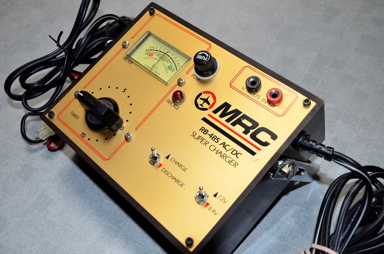 MRC RB-485 Super Charger for Charging/Discharging 7.2 & 8.4 Volt ...