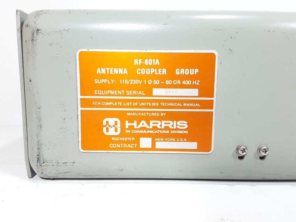 HARRIS RF-601A/C CONTROL ANTENNA COUPLER MILITARY GRADE HAM RADIO | eBay