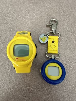 Vintage Pokemon Pikachu Yellow Watches (Lot Of 2) 1998 Trendmasters | eBay