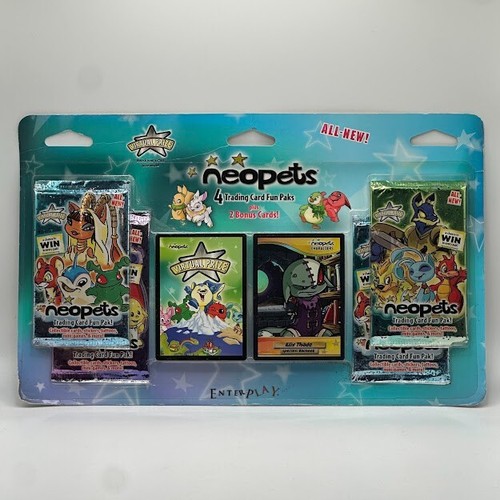 TCG Neopets Carte Paquet x4 Échange Amusant Paks Plus 2 Bonus Set Neuf ...