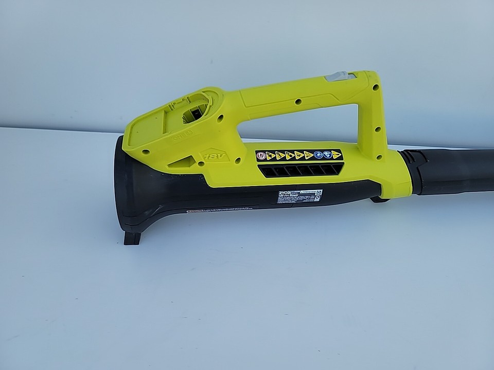 USED***RYOBI P2109VNM CFM 18V Lithium-Ion Cordless Leaf Blower/Sweeper ...