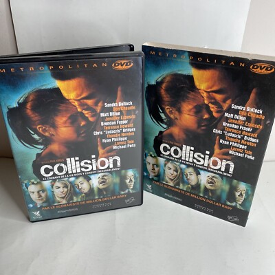DVD,"COLLISION",sandra bullock,matt dillon,brendan fraser,ryan ...