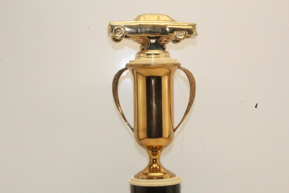 Vintage Original Race Car Trophy 1950s Ford SCRA Dragstrip Great Bend ...