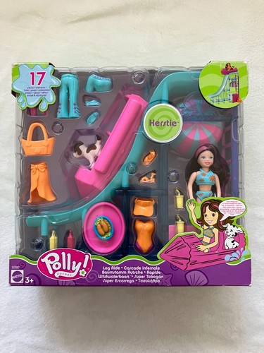 Polly Pocket Doll Wild Waves Log Ride Kerstie 2003 Vintage New NIB | eBay