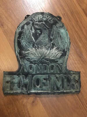 Copper Sign Phoenix London 1782 Antique Sign Collectable Old Sign ...