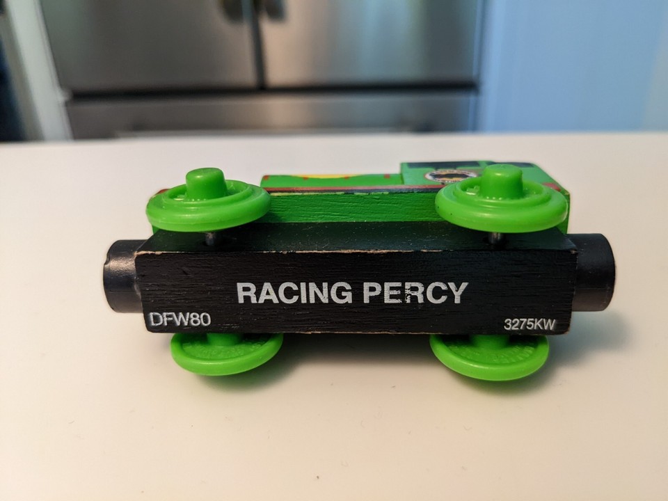 Thomas the Train & Friends Wooden Railway Racing Percy Tank Engine ...