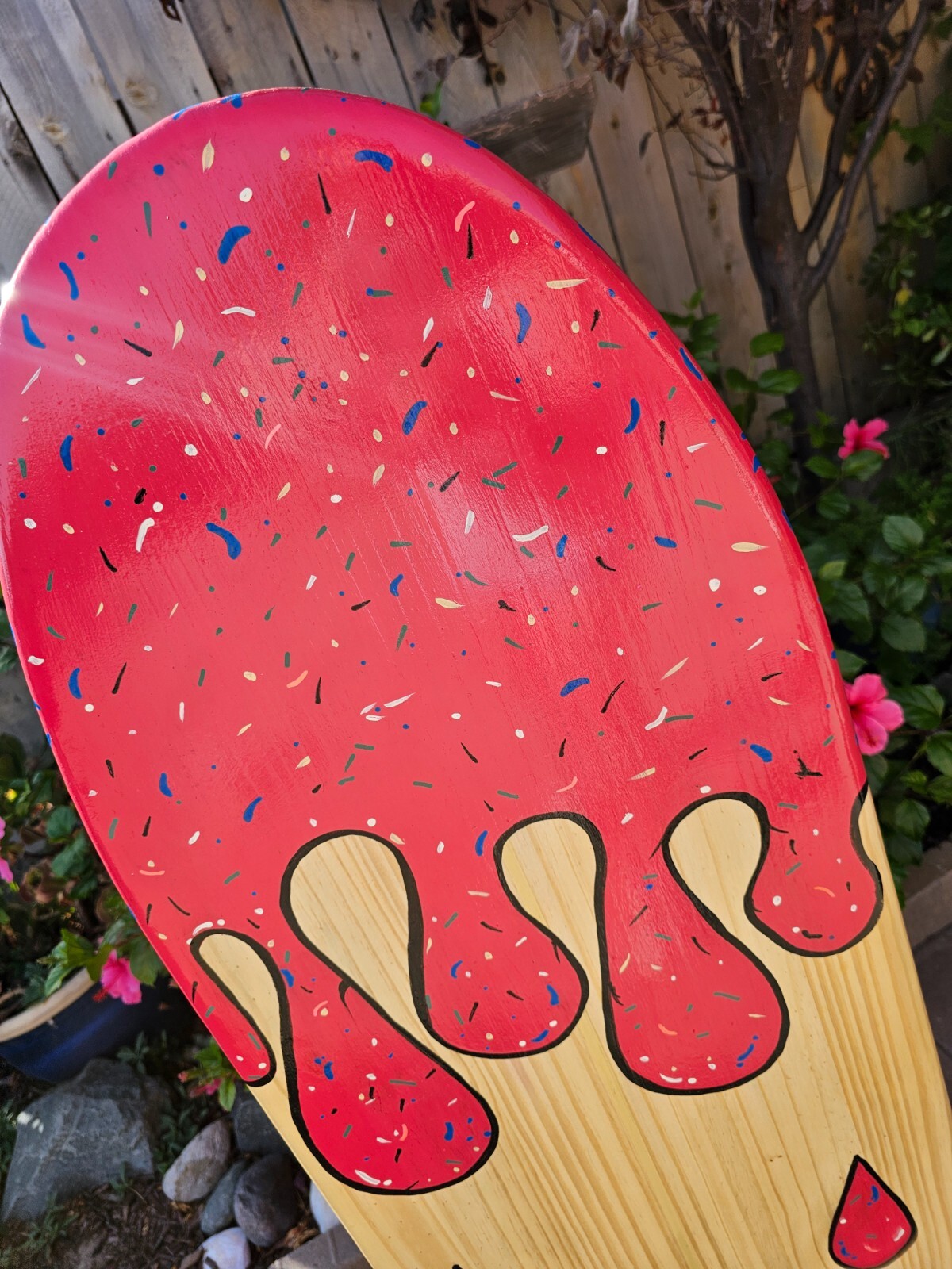 Ice Cream Surfboard Wall Art Donut Decor beach Decorative surf board ...