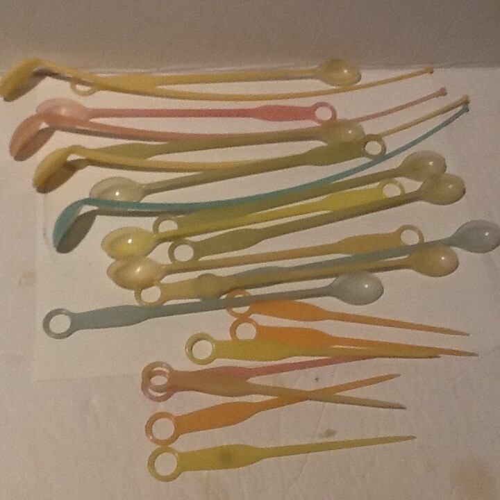 Vintage Tupperware Spoons Iced Tea Tumbler Spoons Long | eBay