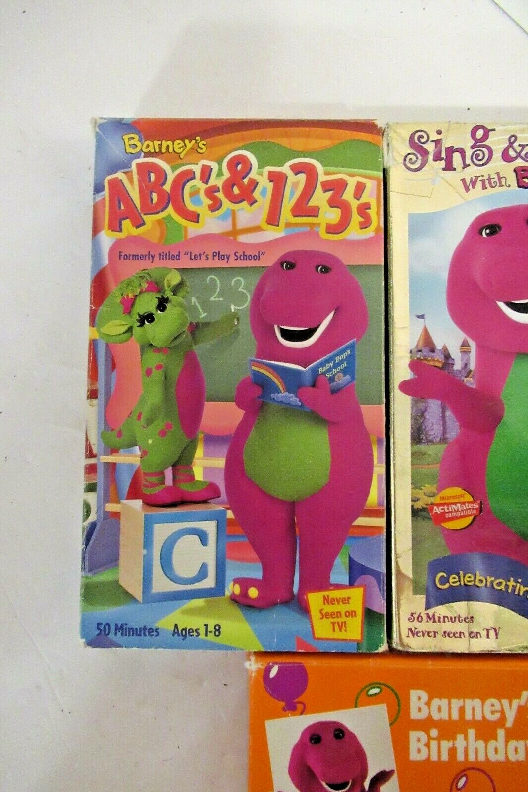 Barney Abc And 123 Vhs