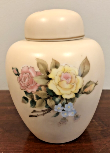 VTG Ginger Jar Victorian Garden "Victorian Rose" Japan 5" Tall | eBay