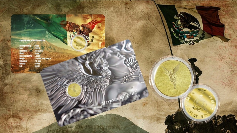 2025 Niue Libertad 1/1000 oz Gold Coin in Card Microetching | eBay