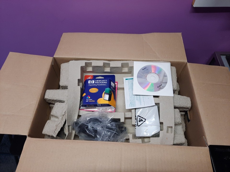 RARE - Barbie doll Apollo HP Printer - Also Incudes Magic Hairstyler Cd ...