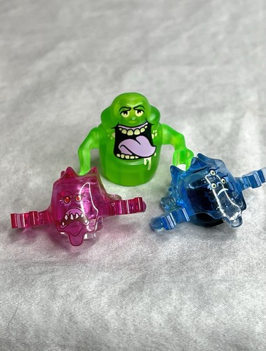 LEGO Ghostbusters Firehouse Minifigures Lot 75827 Slimer, Pink & Blue ...