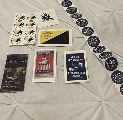 Libertarian/Anarcho-Capitalist/Ron Paul Sticker Bundle + Pocket ...