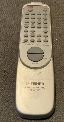 Fisher REM-1500 Remote Control - TESTED WORKS | eBay