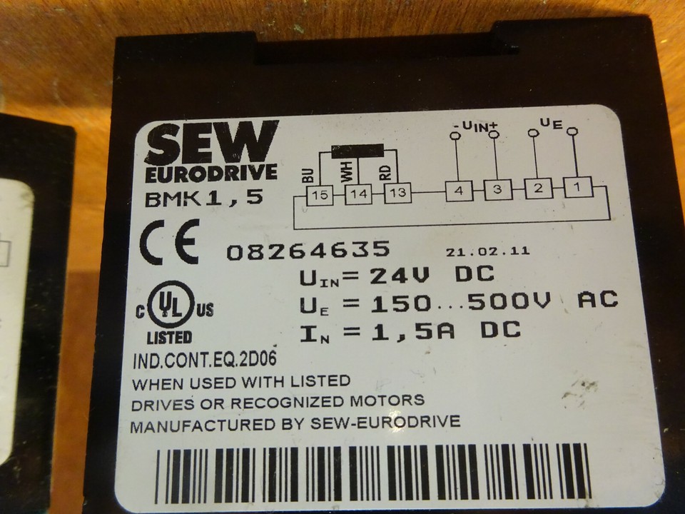SEW BMK 1,5 08264635 rectifier | eBay