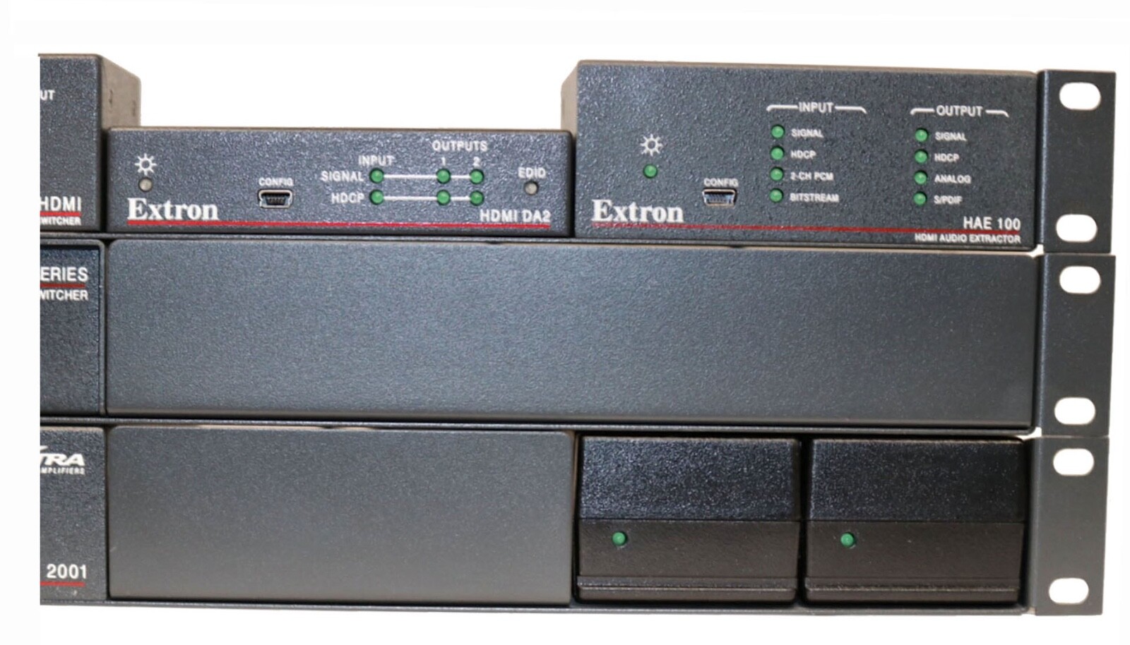 Extron XPA 2001, SW4 HDMI, HDMI DA2,SW VGA/ARS, SW2 VGA DA2 & extra ...