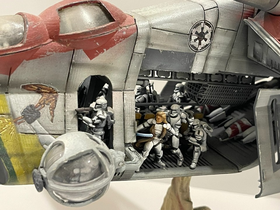 Star Wars: Legion LAAT Gunship & Clone Commando w/ Jedi Custom Built ...