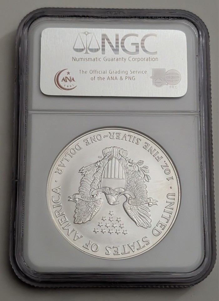 1996 EAGLE S$1 SILVER DOLLAR NGC MS69 PHILADELPHIA MINT SKU 1536680-102 ...