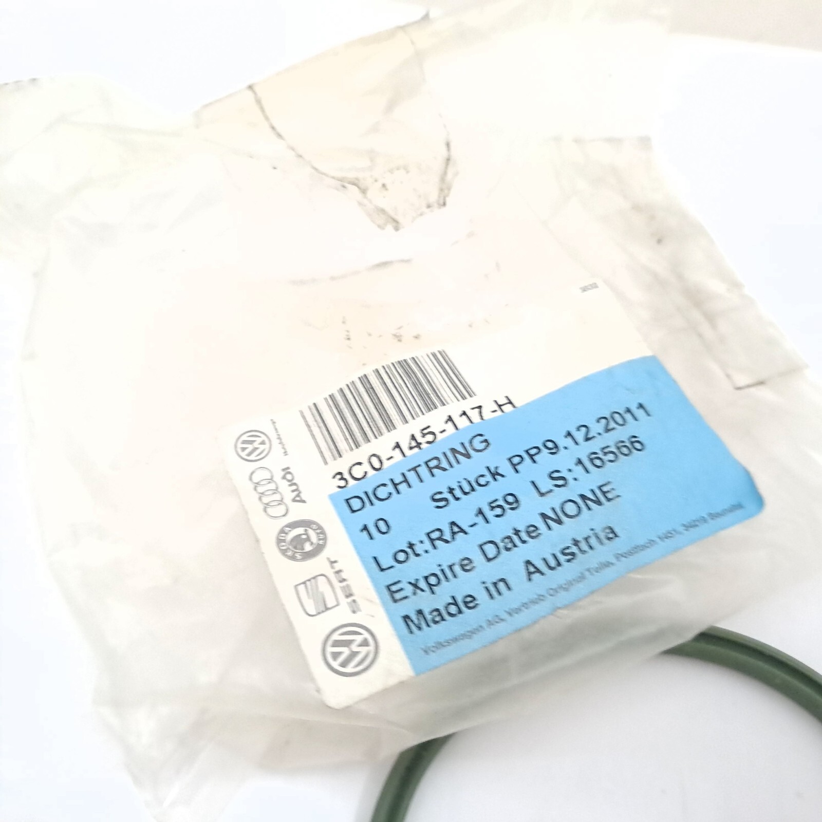 SKODA OCTAVIA SUPERB Yeti Intercooler Seal Ring Gasket Genuine 61 9mm ...