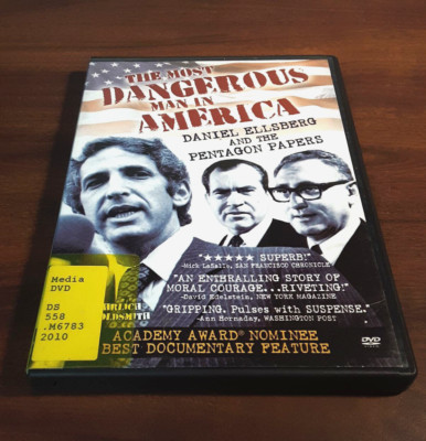 The Most Dangerous Man In America DVD (Used With Stickers) Daniel ...