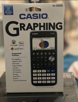 Casio FX-CG50 Graphing Calculator - Black 889232600765 | eBay