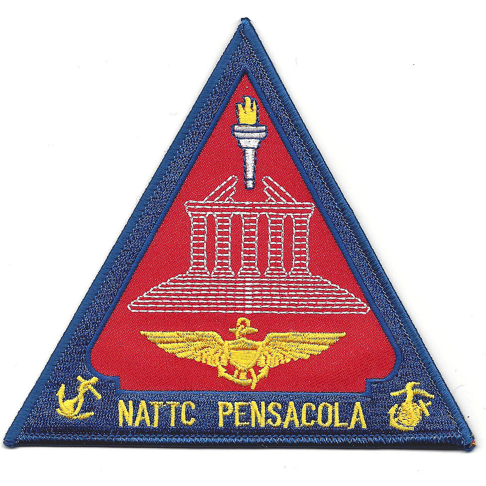 5" NAVY NAVAL AIR TECHNICAL TRAINING CENTER NATTC PENSACOLA EMBROIDERED ...