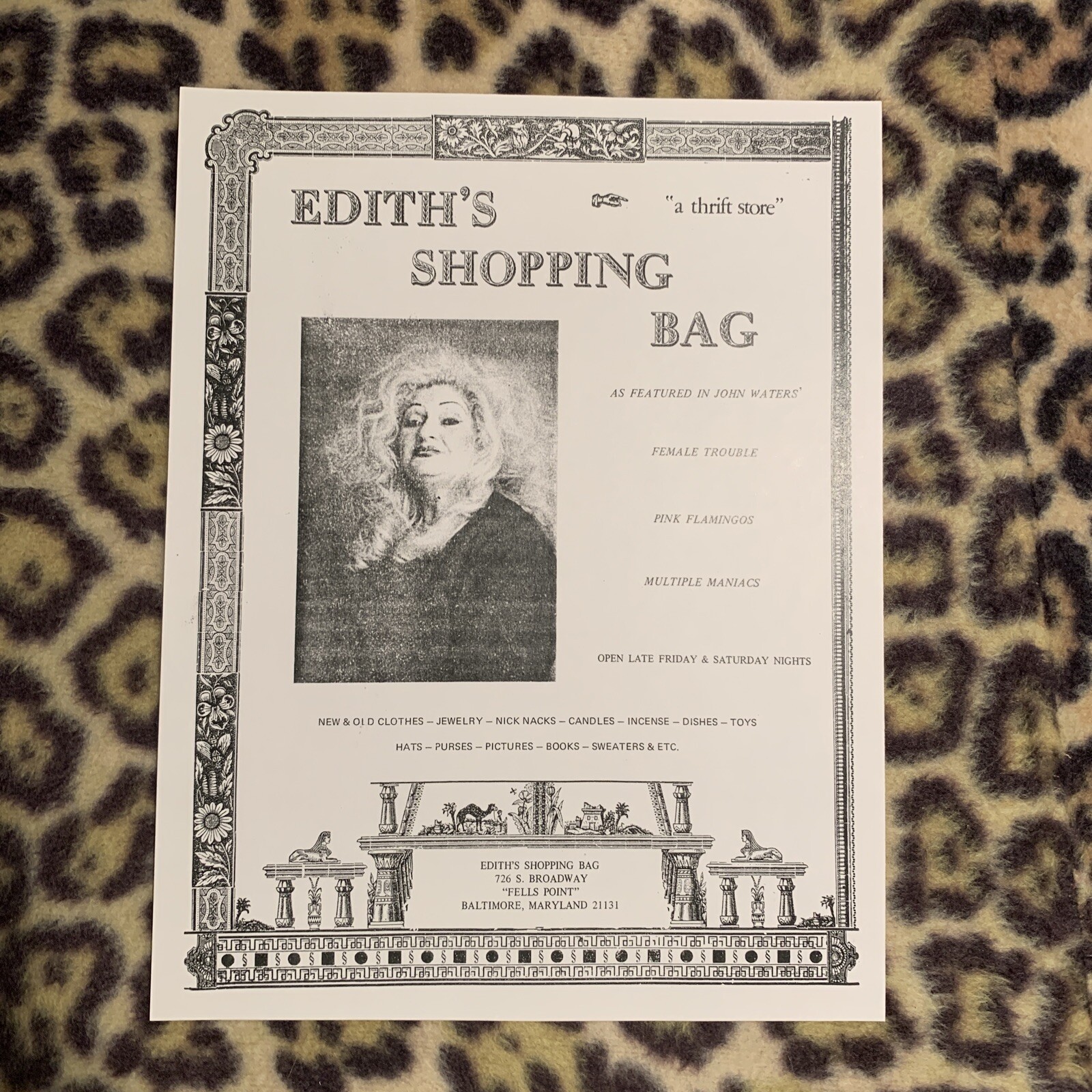 Edith Massey Thrift Store