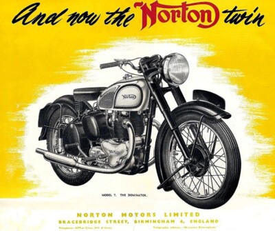 VINTAGE Norton motorcycle poster reprint 13"x19" Free domestic ...