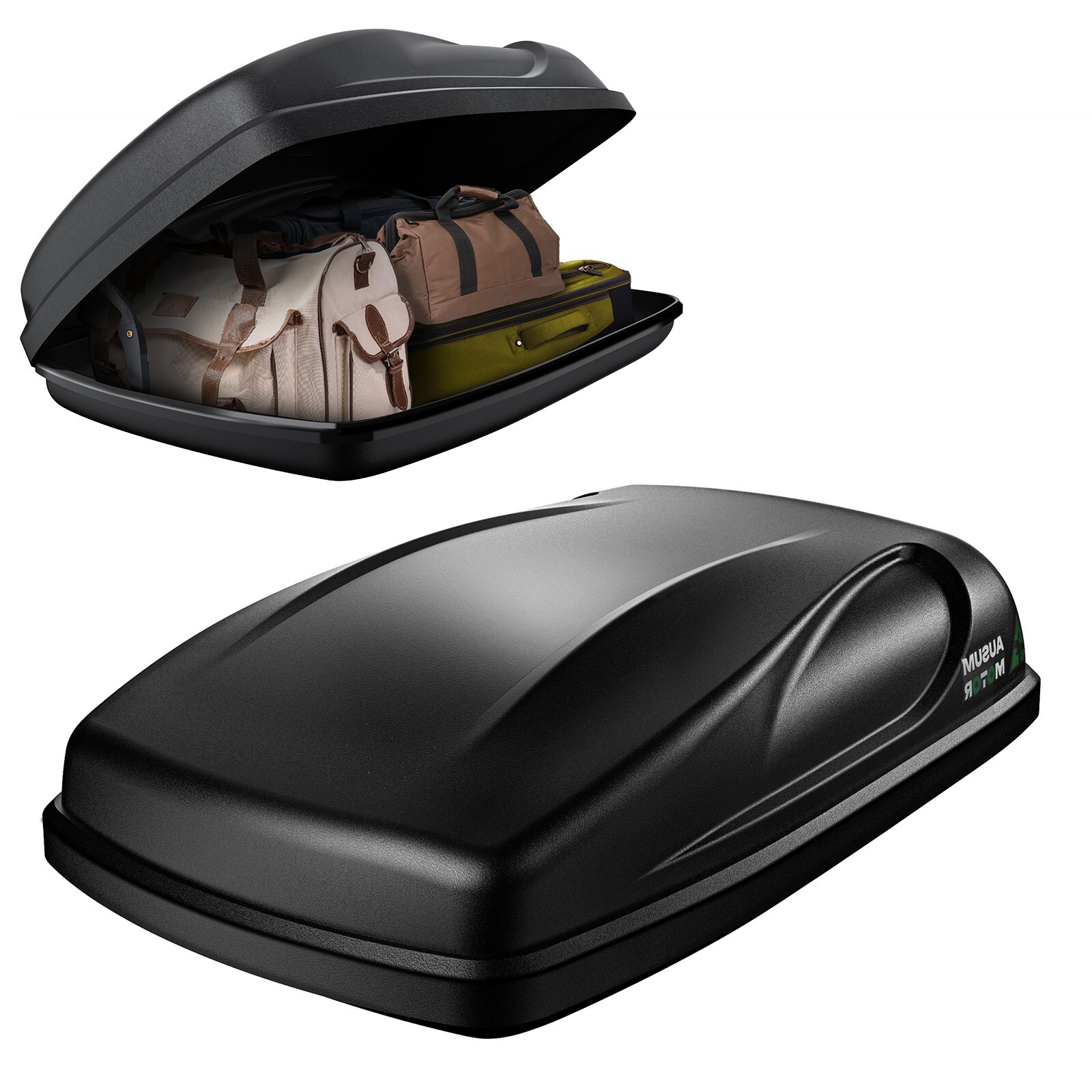 Waterproof Rooftop Cargo Box Car Top Cargo Carrier Roof Mount Storage ...