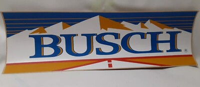 Vintage Anheuser Busch Budweiser Beer Decal Bumper Sticker 11.5" X 3.75 ...