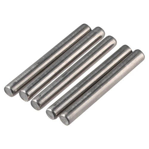 5Pcs 6mmx50mm Cylindrical Shelf Support Pin Silver Tone Support Shelves ...