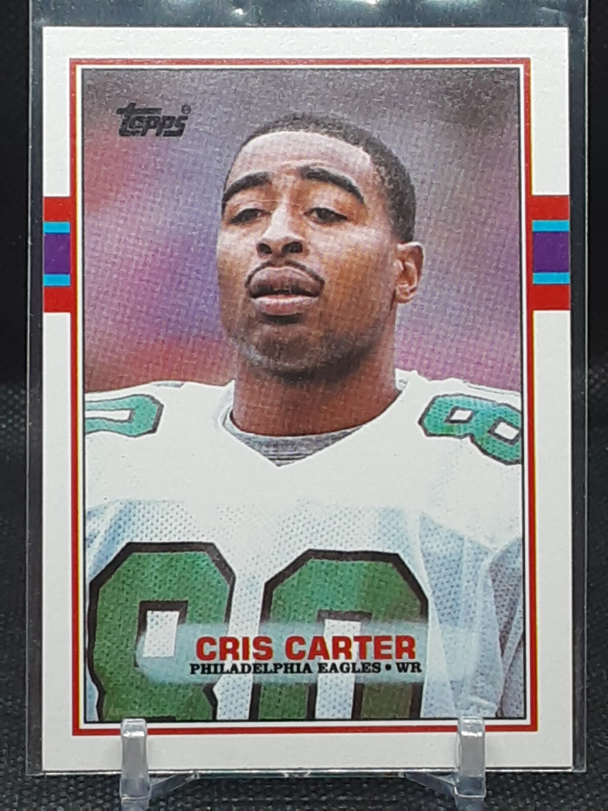 CRIS CARTER 1989 TOPPS ROOKIE EAGLES VIKINGS OHIO STATE BUCKEYES N1 | eBay