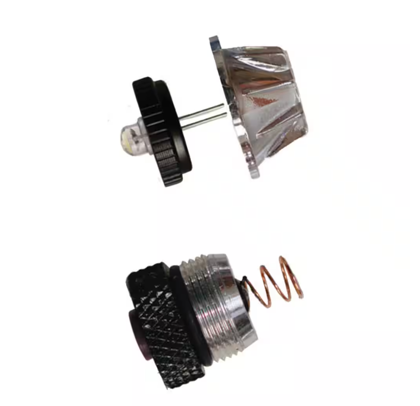 Flashlight Upgrade Kit LED Bulb 30 Lumen, Push Button Switch for Aa ...