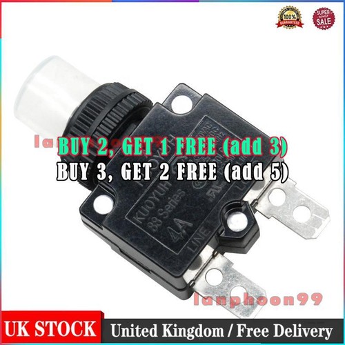 Circuit Breaker Overload 3A 4A 5A 6A 7A 8A 10A 11A 12A 13A 14A 15 18A ...