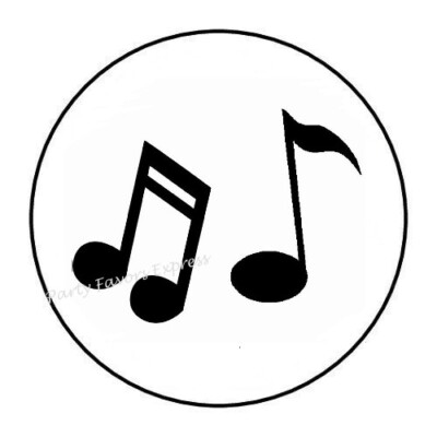 MUSICAL NOTES MUSIC ENVELOPE SEALS LABELS STICKERS PARTY FAVORS | eBay