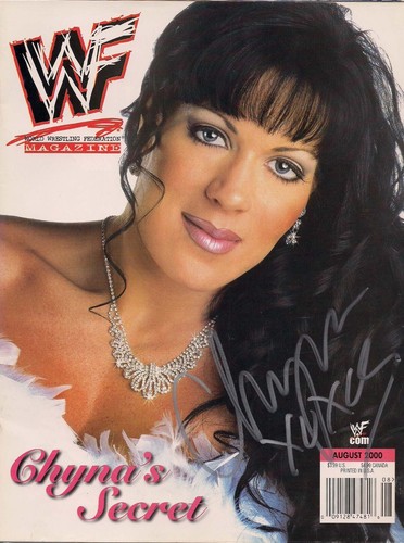 AM356 Chyna ( Deceased ) signed Vintage WWF Wrestling Magazine w/COA | eBay