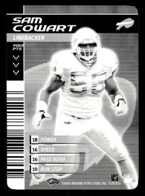 2001 NFL Showdown #048 Sam Cowart Monochrome | eBay