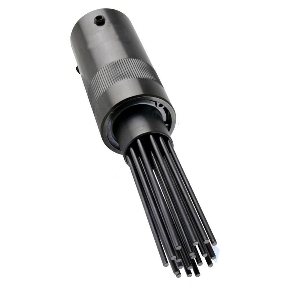 AIR NEEDLE DESCALER RUST PAINT REMOVER FITS UNIVERSAL AIR HAMMER CHISEL ...