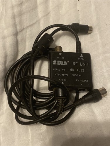 VTG SEGA GENESIS MK-1632 RF Unit AV Cable Adapter Switch Genuine OEM ...
